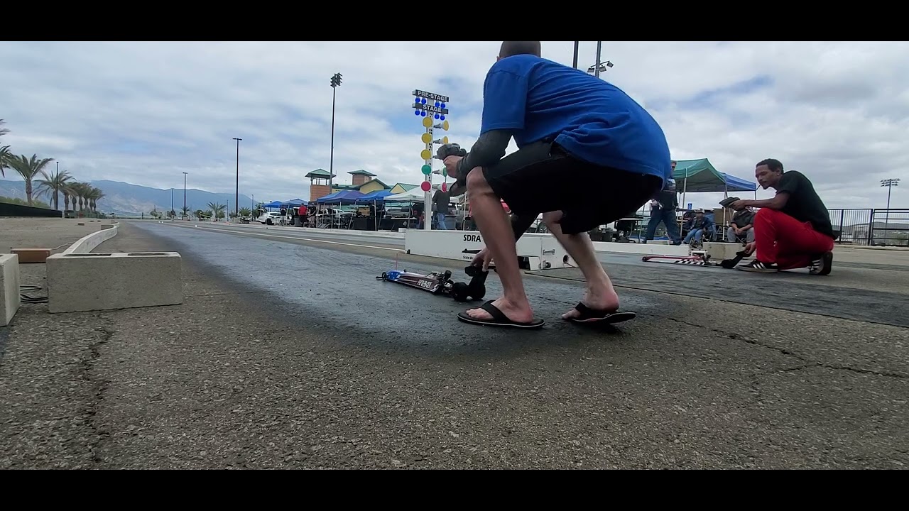 Nitro top fuel class at Scale Drag Racing Association in lake elsinore ...