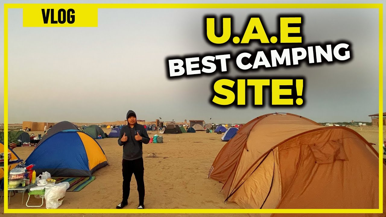 Mangrove Beach Umm Al Quwain - Camping and Crabbing - YouTube