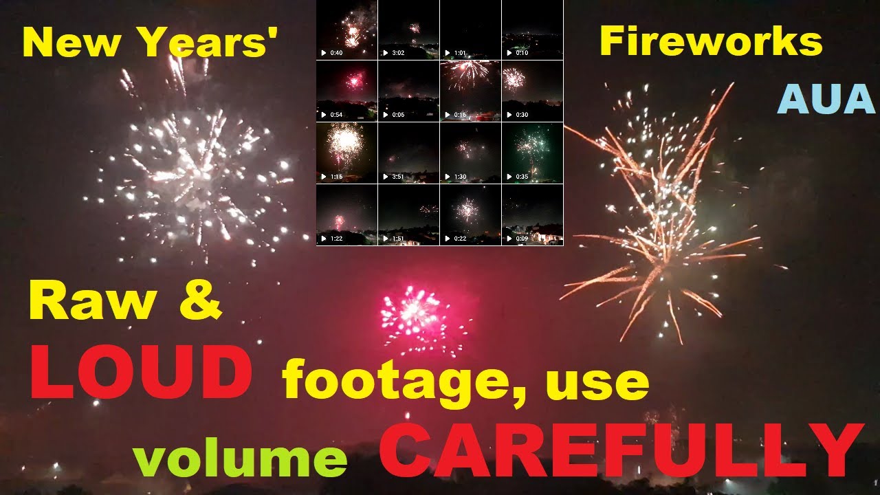 NON-Stop FIREWORKs Aruba's new year ROOFTOP display Dec 31 Wak e tiro ...