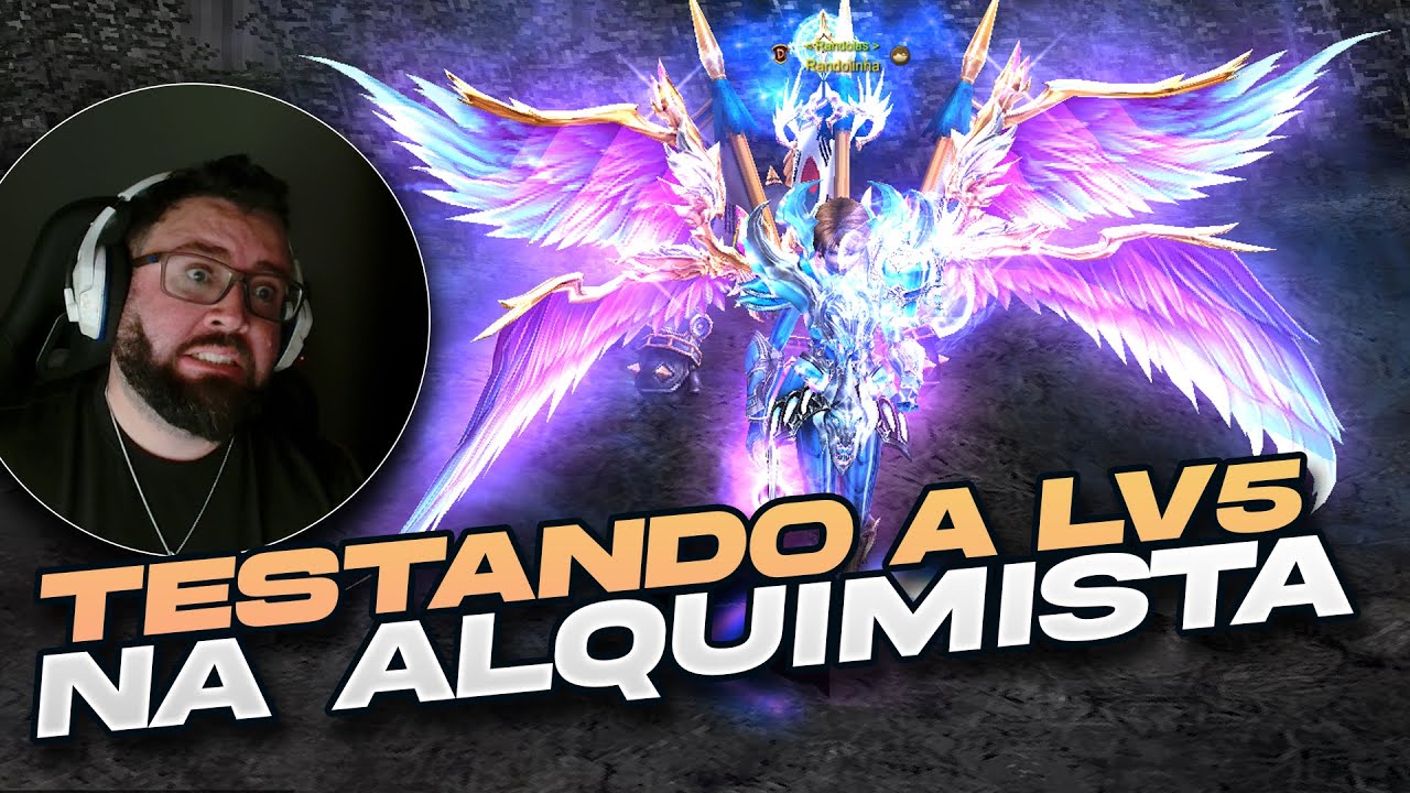 🔴 Agora estou de Wings Lv5 • Bora testar nossa Alquimista? Será que ...