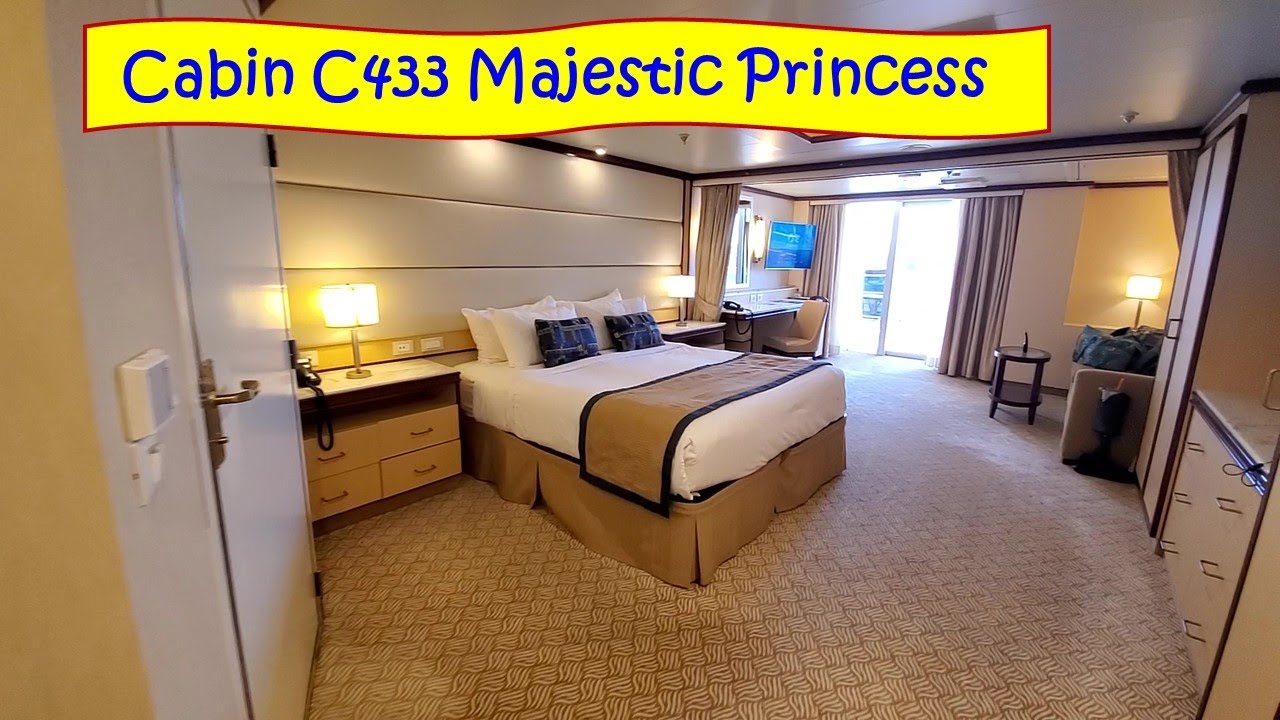 Inside the Luxurious accessible Mini Suite C433 on Majestic Princess ...