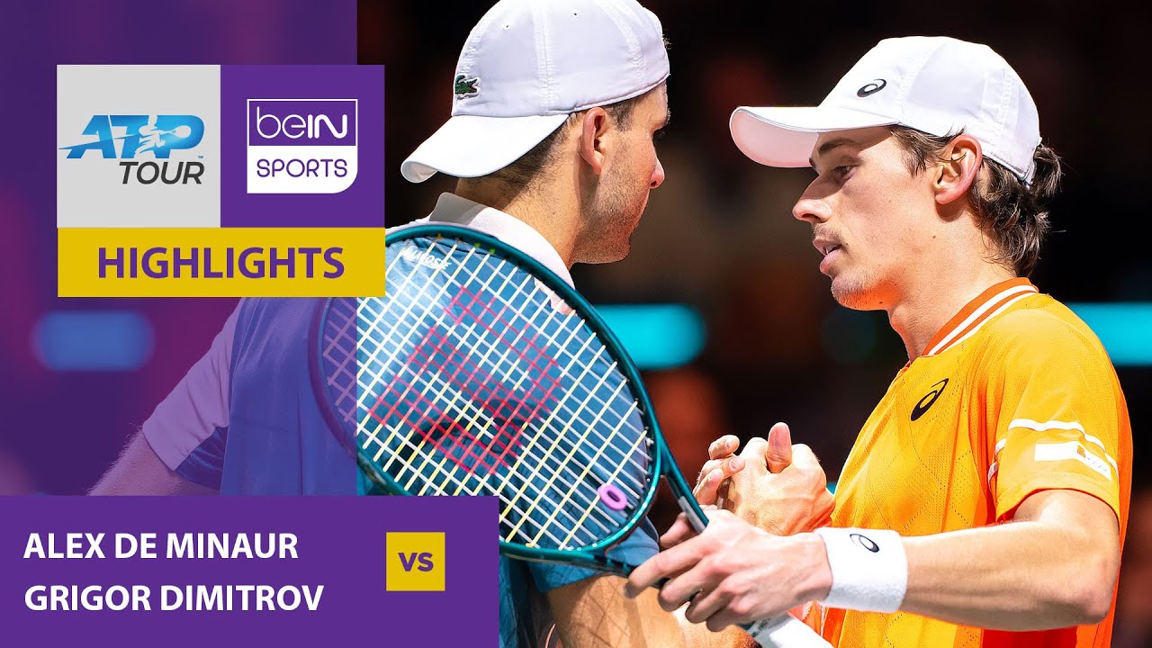 Alex De Minaur v Grigor Dimitrov | Rotterdam Open 2024 Match Highlights ...