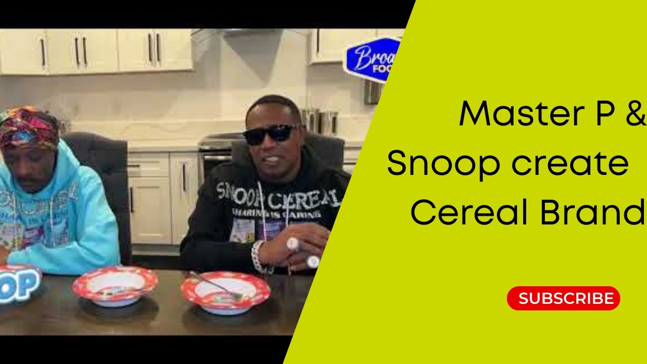 Master P and Snoop Dogg launch their new cereal: SNOOP CEREAL - YouTube