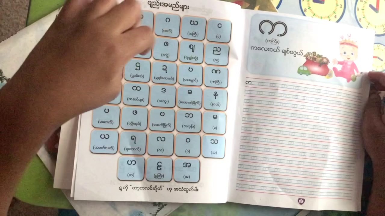 Myanmar Alphabets - YouTube