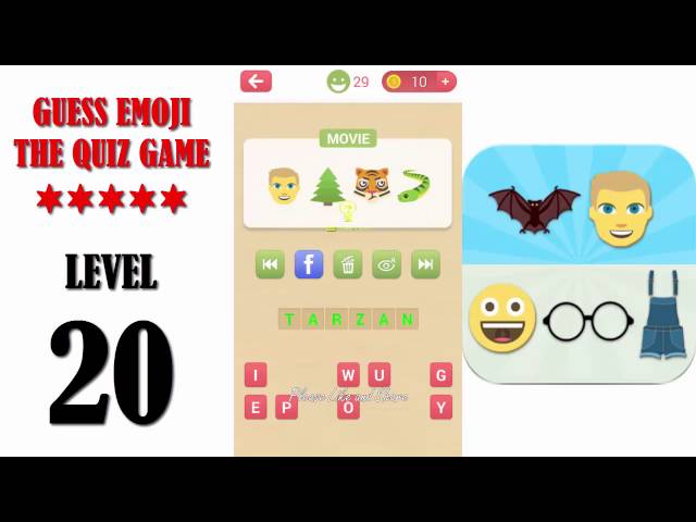 Guess The Emoji Level 20 Answers