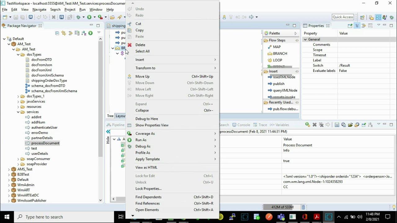 queryXMLNode in webmethods | How to use queryXMLNode in webmethods 10.x ...
