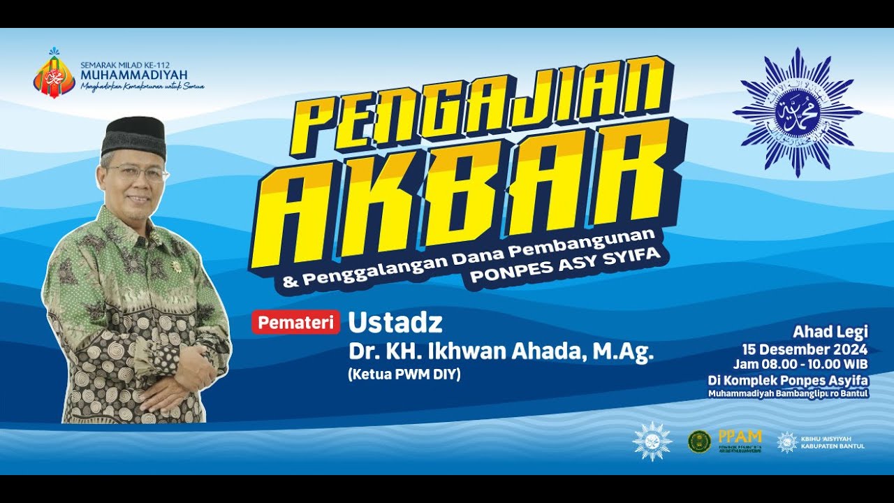 [ LIVE ] Pengajian Akbar PCM Bambanglipuro Bersama Ustadz Dr. KH ...