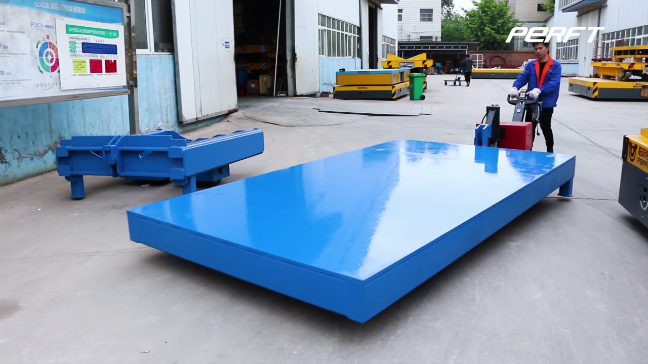 Non-powered Factory Flatbed Towed Trailer - YouTube