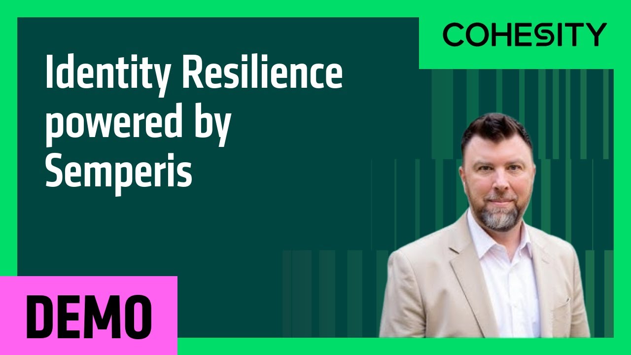 Identity Resilience powered by Semperis - YouTube