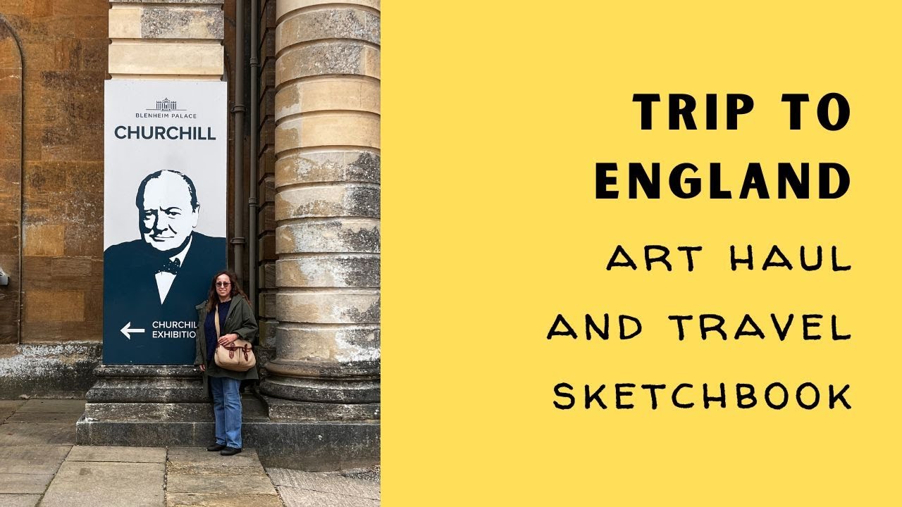 My Trip to England: English Supplies Art Haul and Travel Watercolor ...