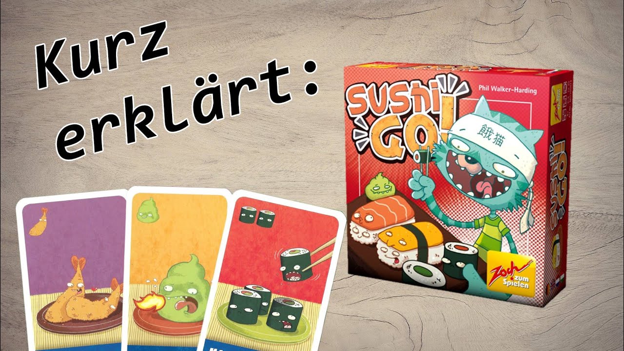 Sushi Go (Zoch Verlag): Kurz Erklärt - YouTube