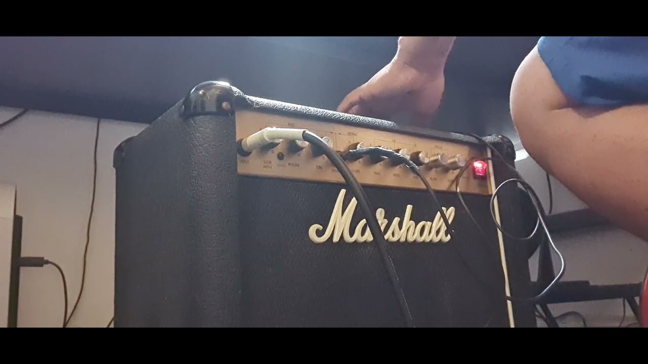 marshall 75 reverb 1x12 combo amplifier - YouTube