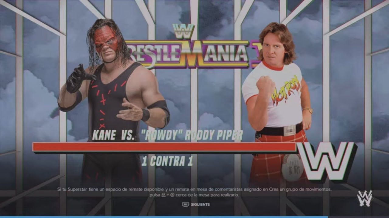 WWE 2K24/ KANE vs RUDDY PIPER - YouTube