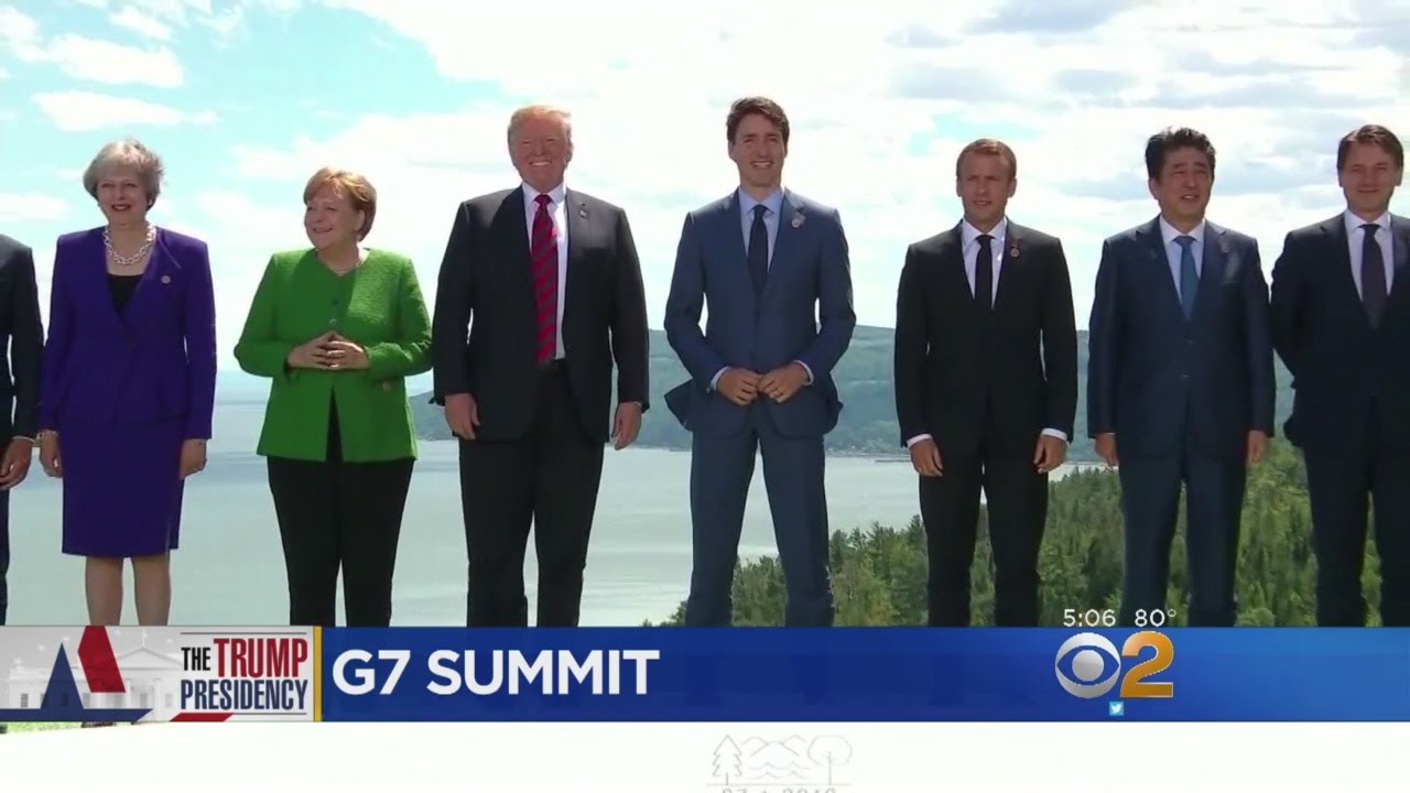President Trump At G-7 Summit - YouTube