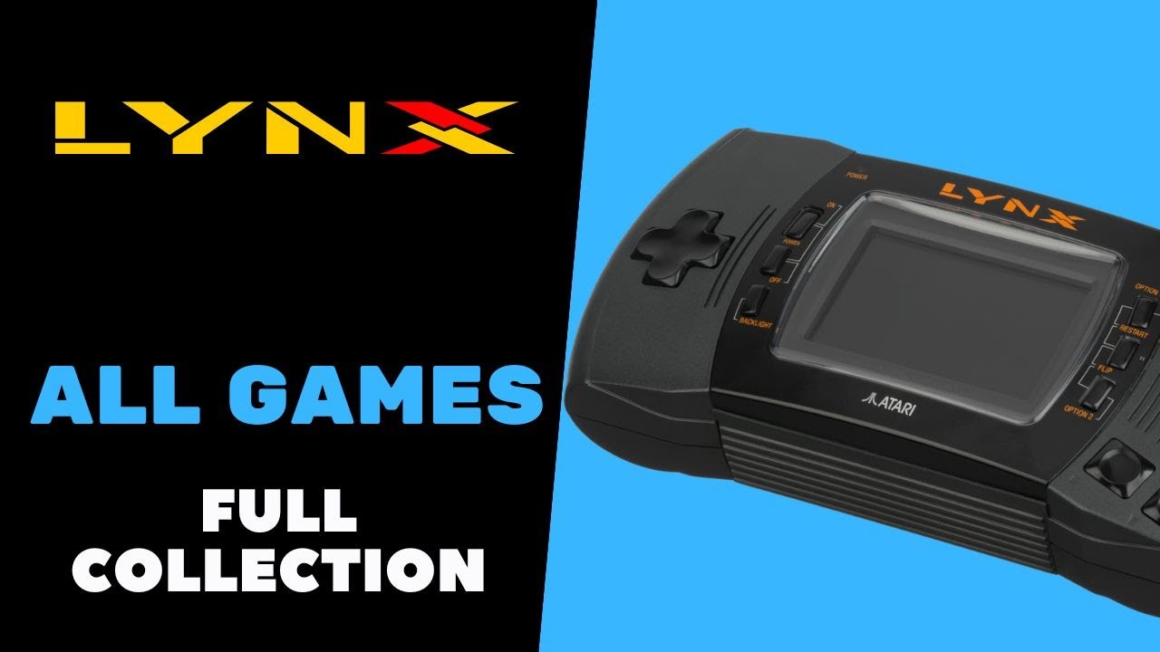 Atari Lynx - All Games | Complete Collection - YouTube