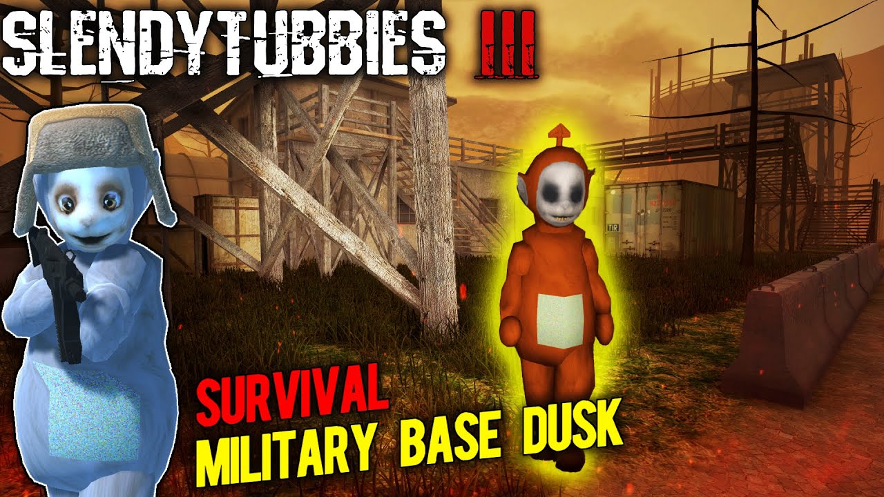 DEFENDING THE MILITARY BASE | SLENDYTUBBIES 3 SURVIVAL MILITARY BASE ...