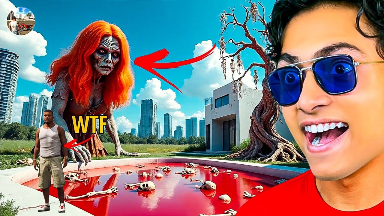 Michael vs GIANT WITCH Boss Fight in Indian Bike Game3D ...