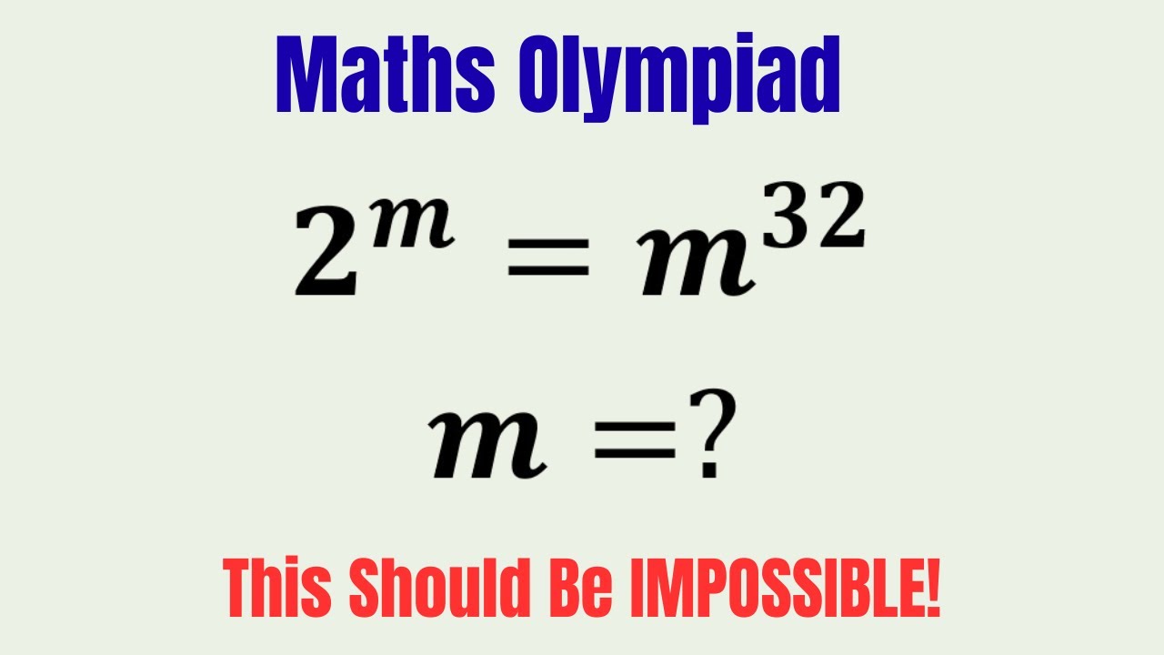 The ‘Impossible’ Equation That Actually Has a Solution - YouTube