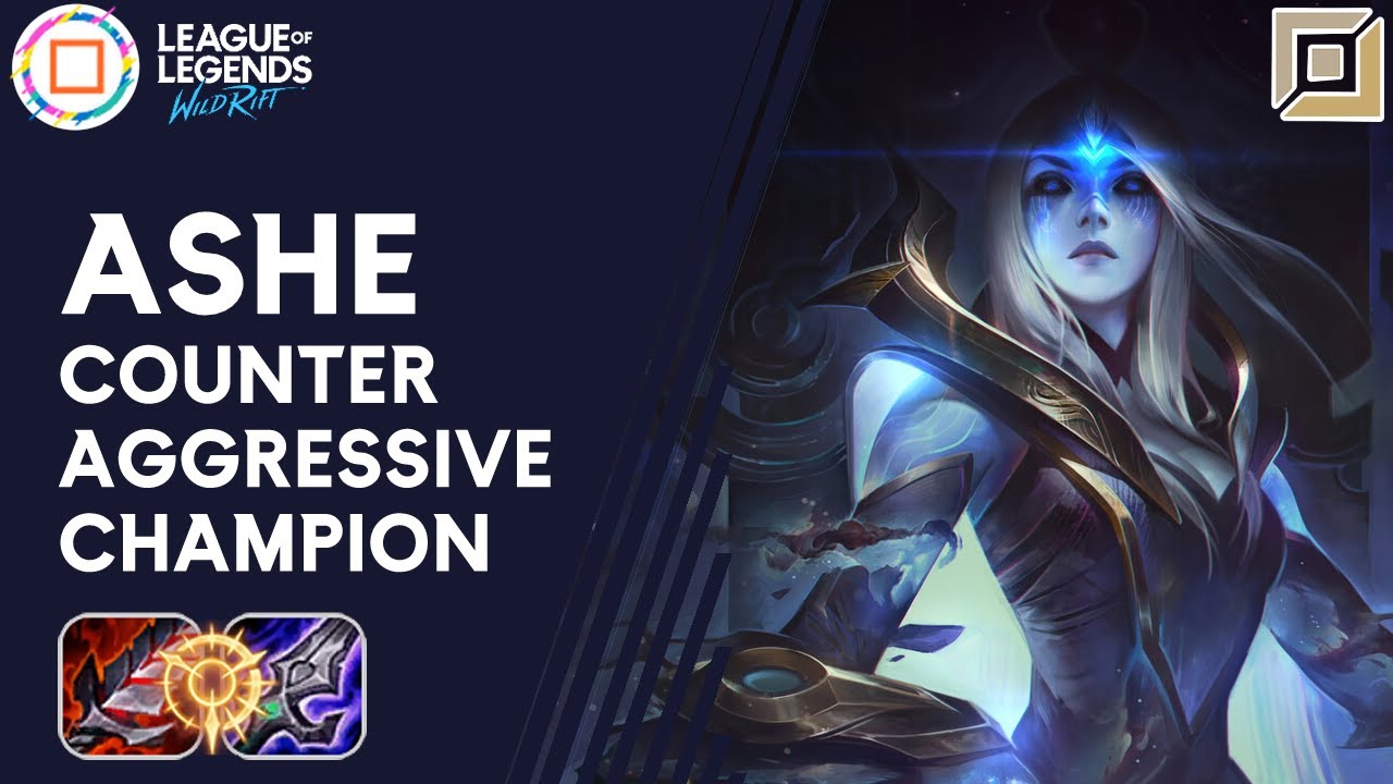 Ashe Counter Aggressive Champion || Wild Rift Ashe Gameplay || Ashe ...