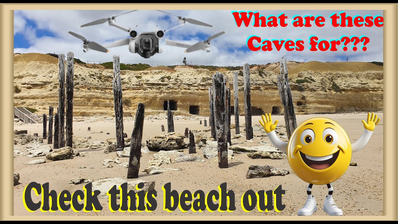 "Explore Port Willunga Beach Caves & Epic Drone Views | See the Largest ...