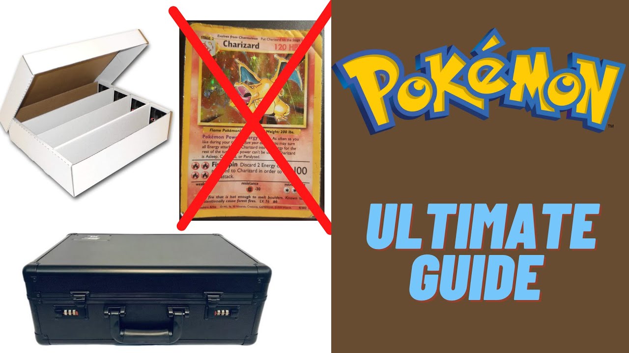 How to PROTECT and STORE Pokemon Cards - YouTube