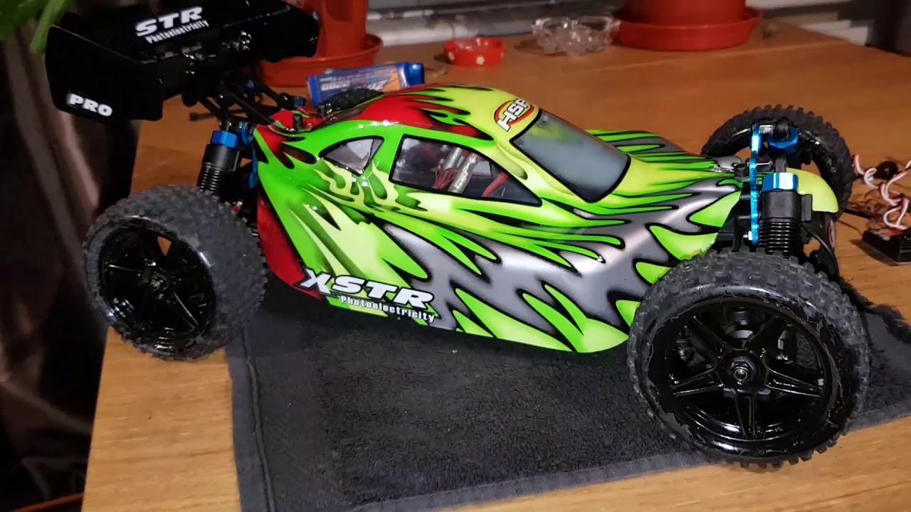 HSP XSTR PRO Brushless 3S running vid - YouTube