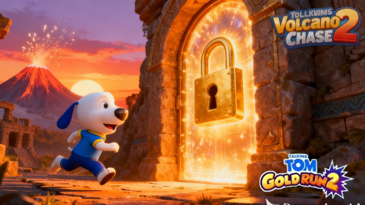 Talking Tom Gold Run 2 Unlocker Volcano Chase Character Hank Reupload ...