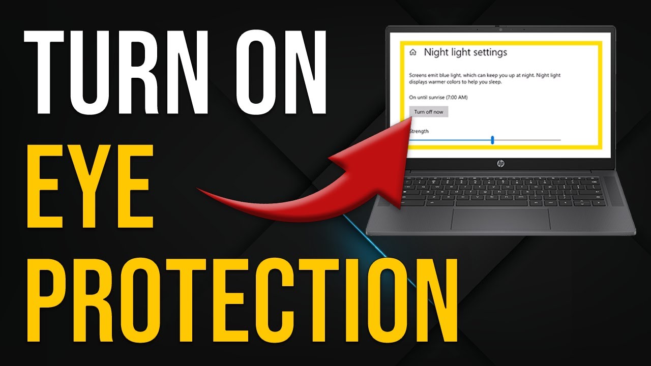 How To Turn On Eye Protection On Laptop (How To Activate/Enable Eye ...
