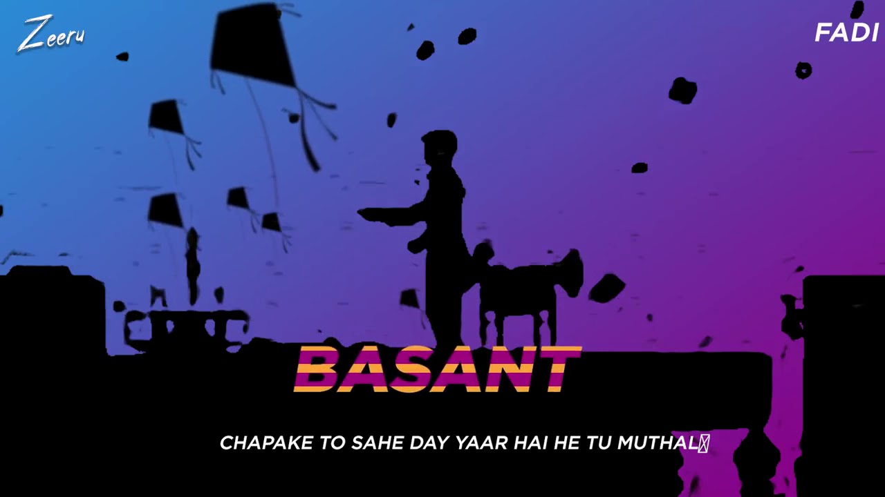 Dheel Dheel Dey Bhenchod basant song kite festival pindi fadi rap song ...