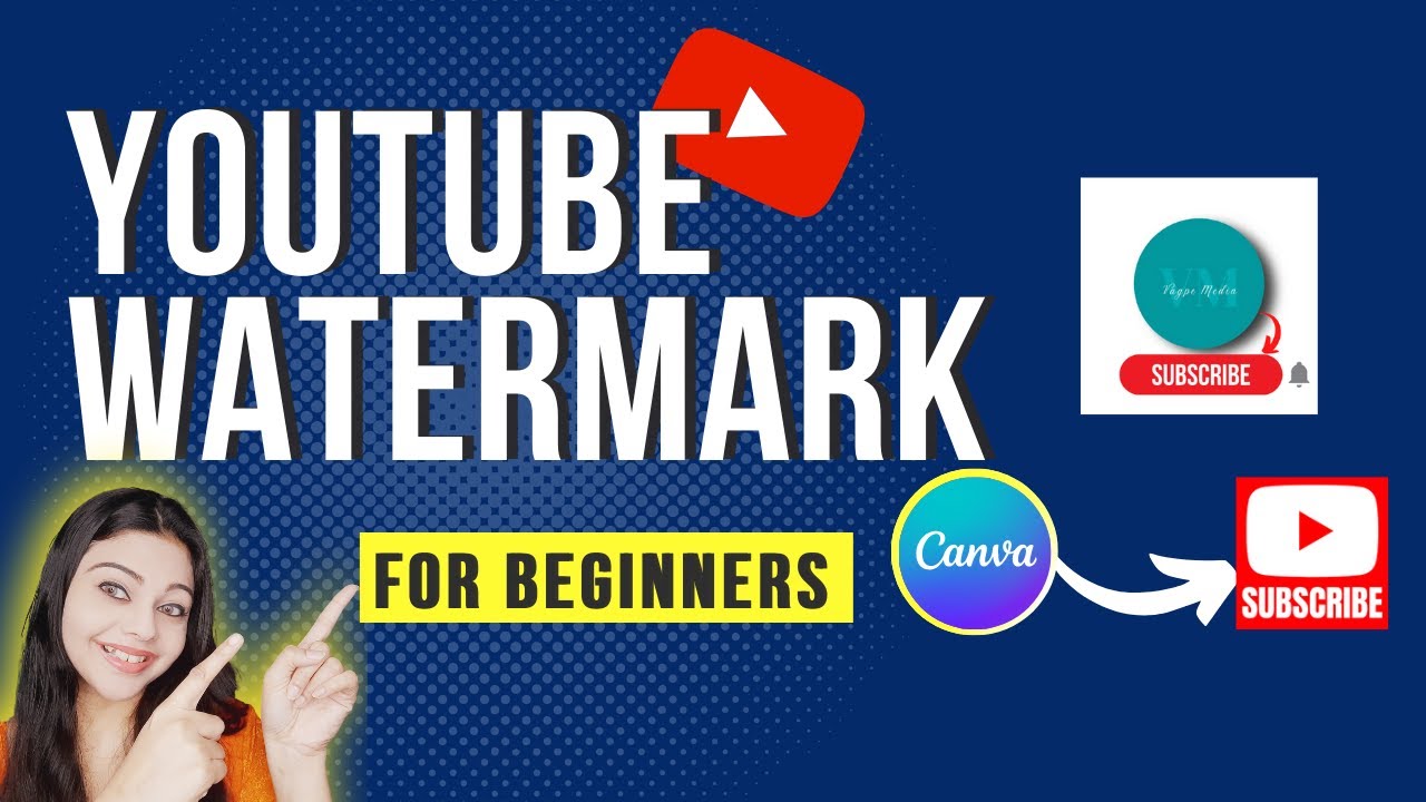 How to create YouTube Watermark in Canva - for BEGINNERS 2022 (step by ...