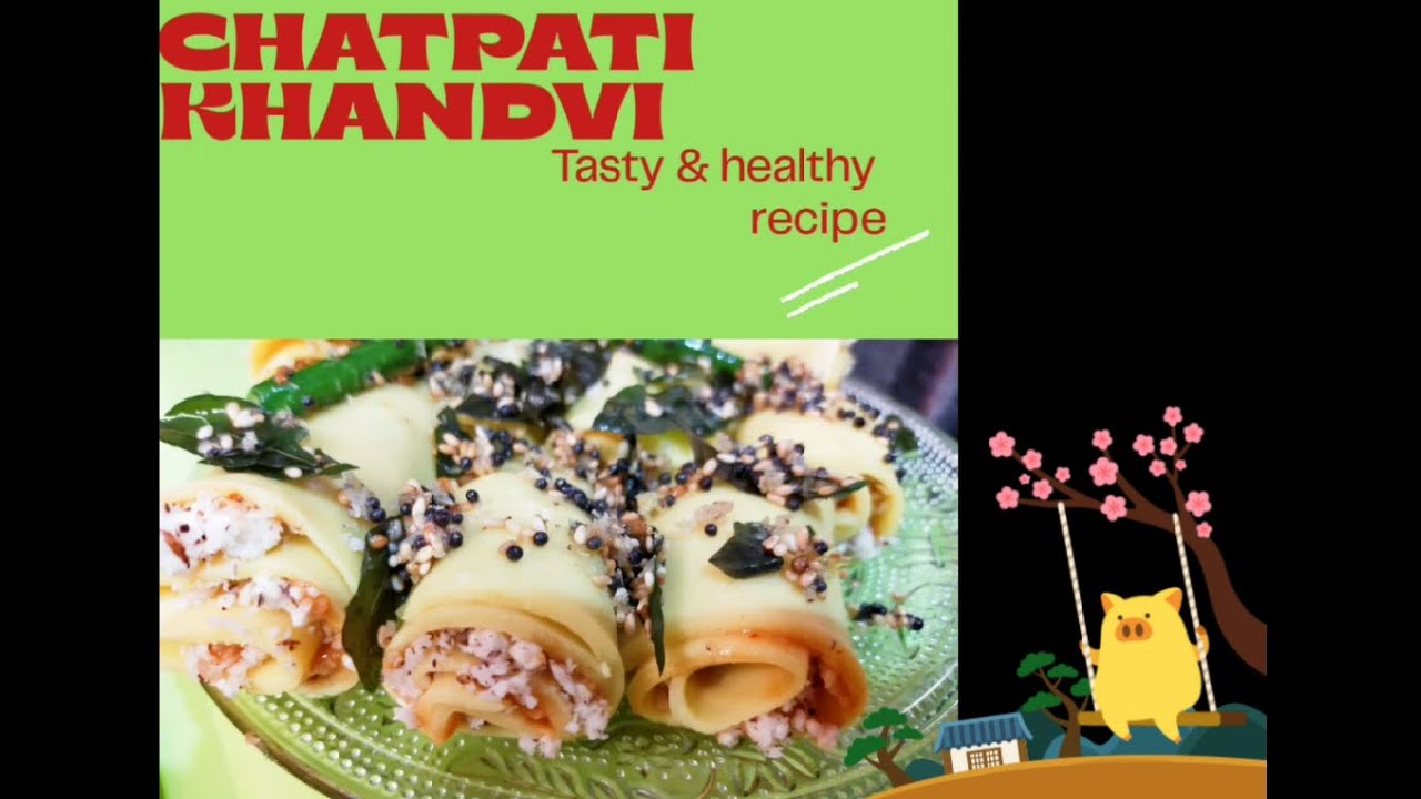Chatpati Stuffed Khandvi... it's really healthy without OIL awesome and ...