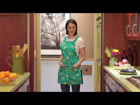 Reversible Apron, Ultra-Comfy Pinafore-Style for Women