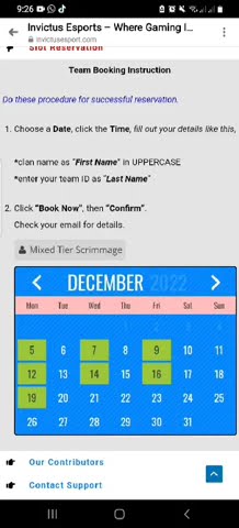 Invictus Esports Slot Reservation Tutorial - YouTube