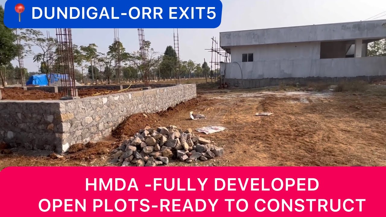 HMDA FULLY DEVELOPED PLOTS || READY TO CONSTRUCT ||VILLA PLOTS - YouTube