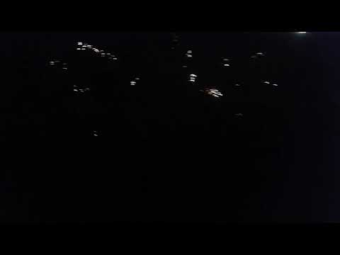 New year 2018 fireworks