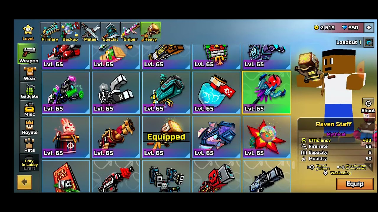 cloying eliminator + jolly bard set | Pixel gun 3d - YouTube