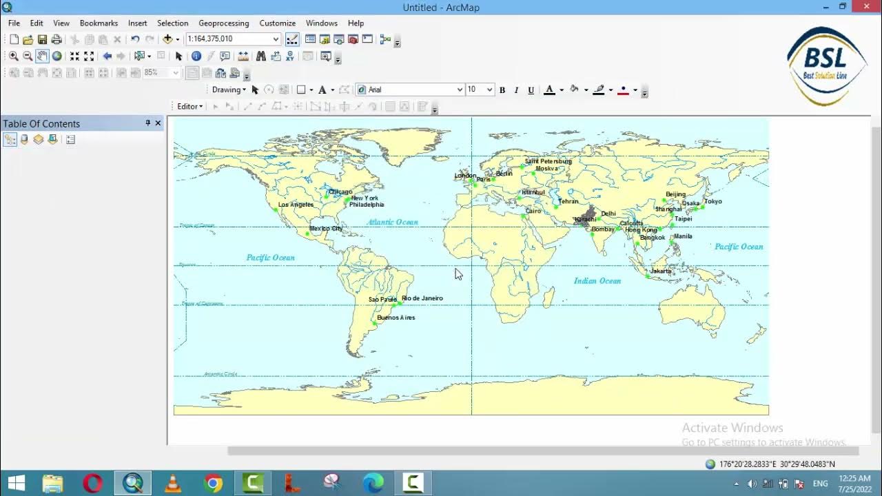 Base maps in GIS | World Map in GIS @bestsolutionline GIS Tutorials - YouTube