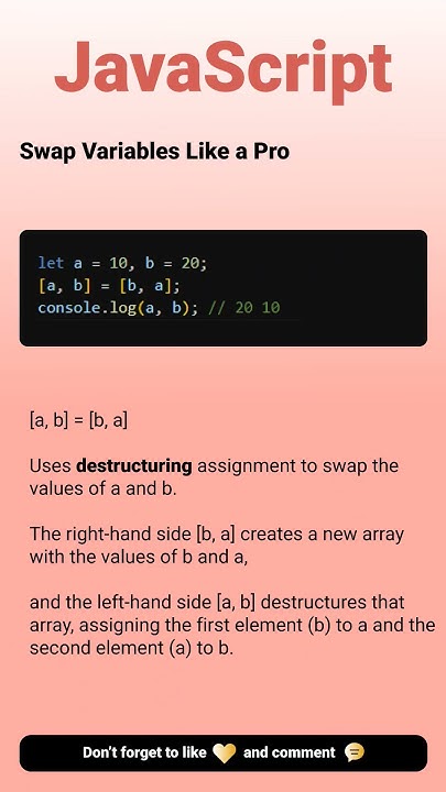 array destructuring in javascript - YouTube