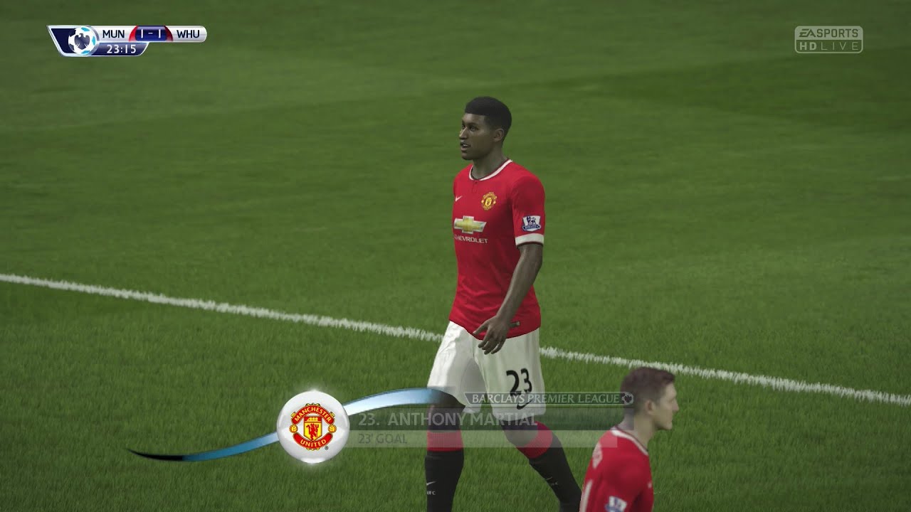 ANTHONY MARTIAL FIRST GOAL MANCHESTER UNITED - YouTube