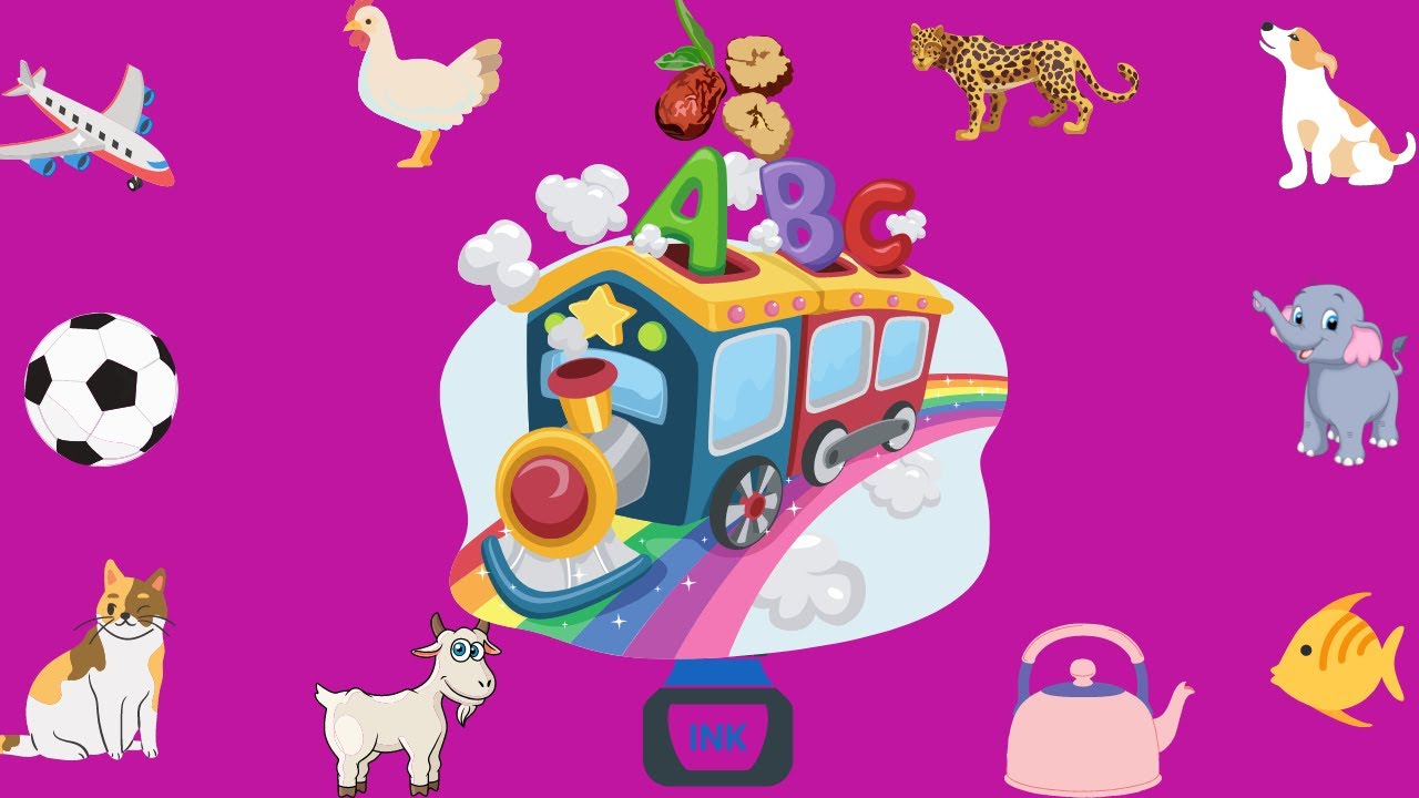 abcd,A for apple,Learn Alphabets with Live Examples,ABC Alphabet Song ...