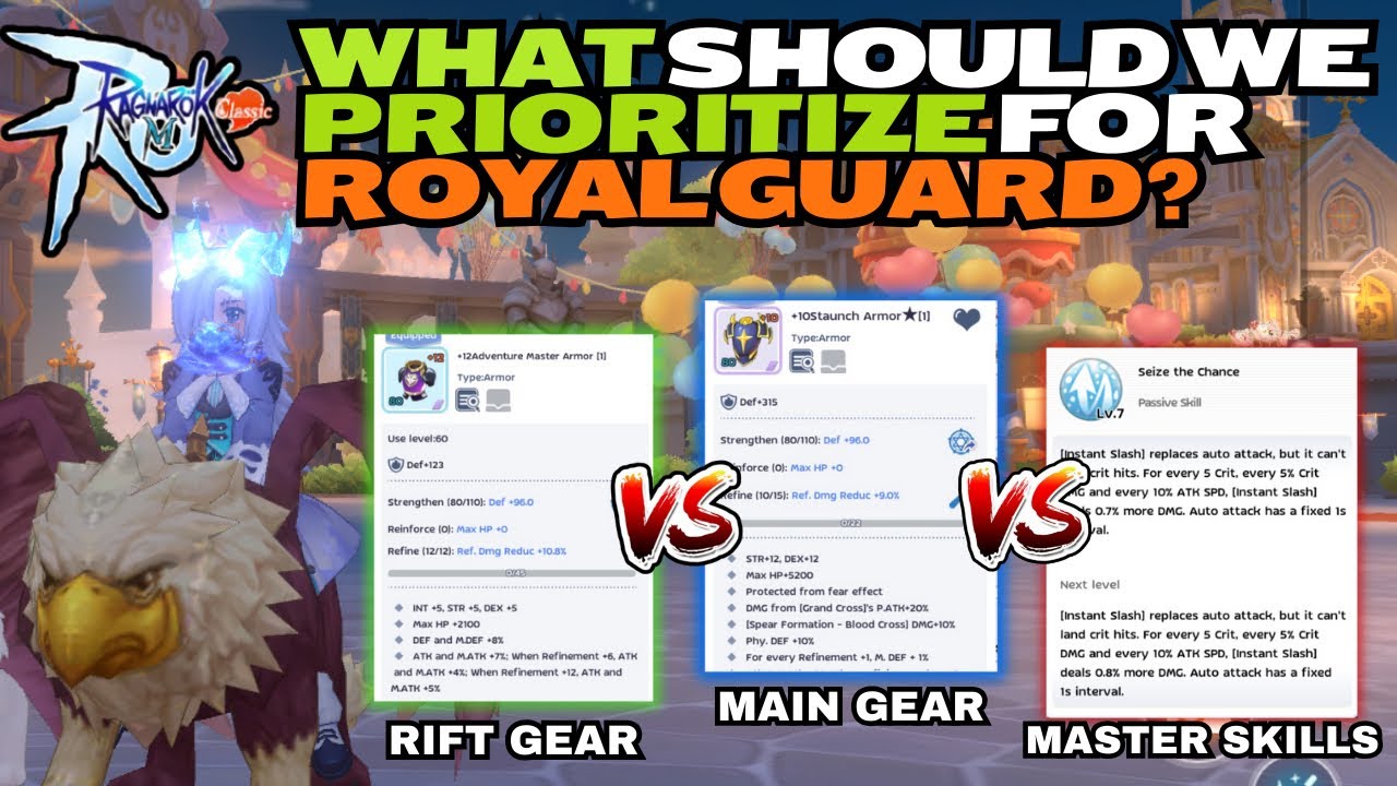 Where should we invest first for Royal Guard Instant Slash build ...