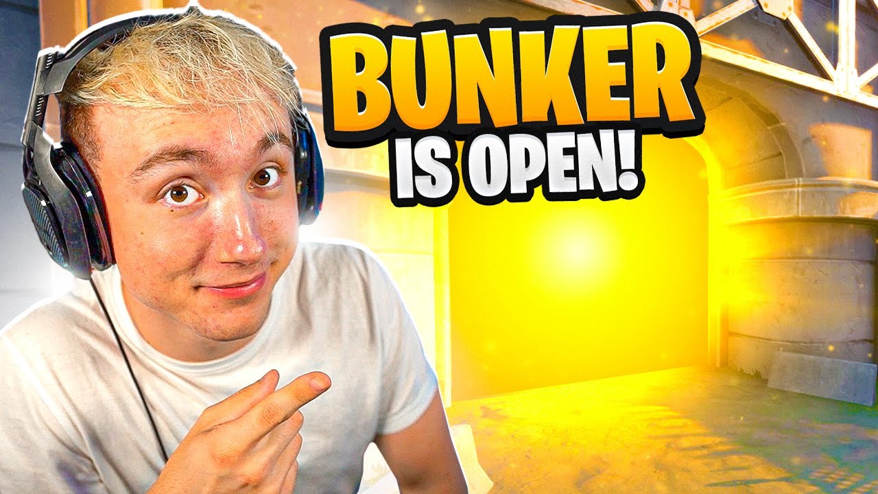 BUNKER is OPEN in FORTNITE SEIZOEN 8! - YouTube