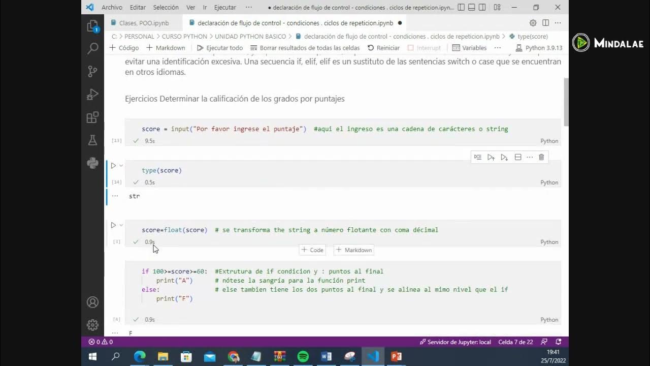 Sentencia de flujo de control, If esle elseif while for - YouTube