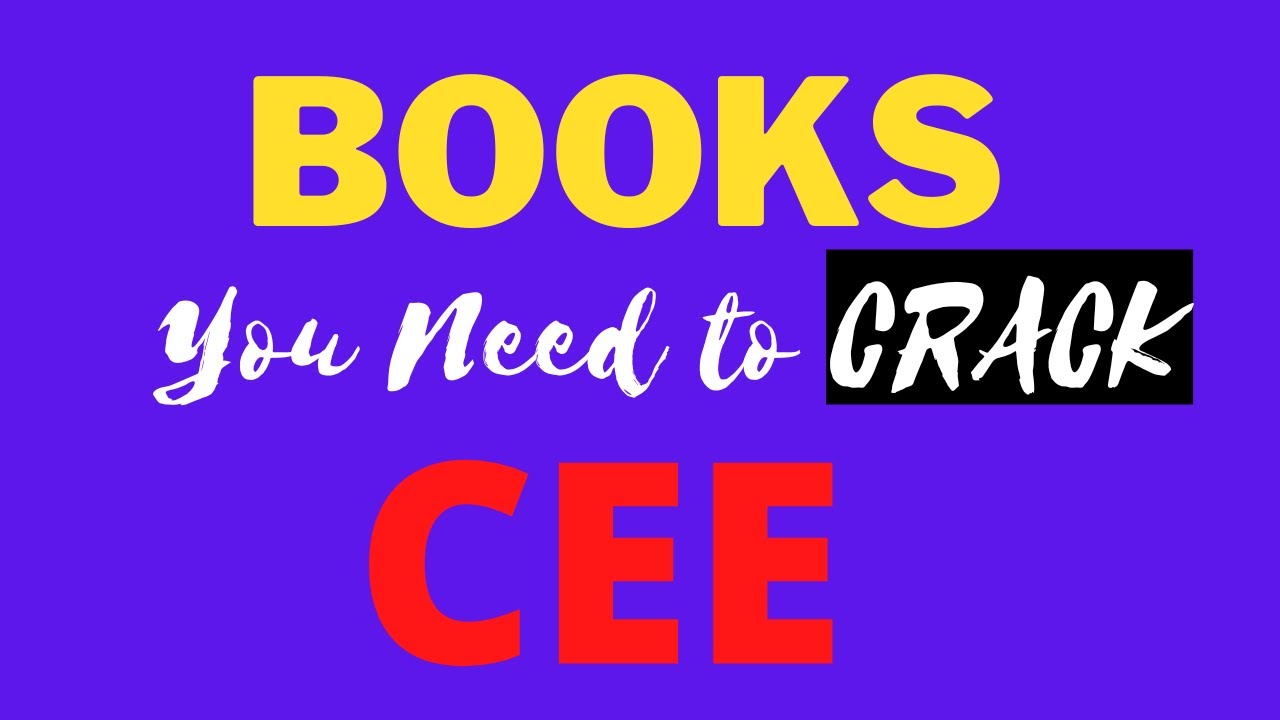 BEST BOOKS FOR CEE PREPARATION - YouTube