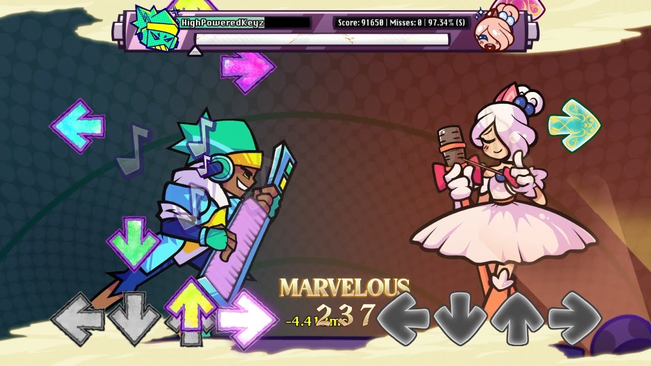 FNF - Flavor Rave V2 - Rockcandy (by JACKALRUIN & HighPoweredKeyz ...