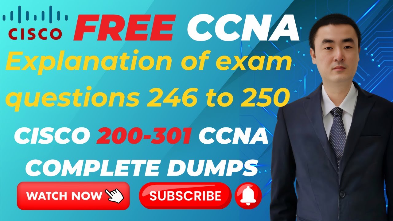 Episode 27 | Free Dumps of CCNA | Explanation of CCNA Exam Questions ...