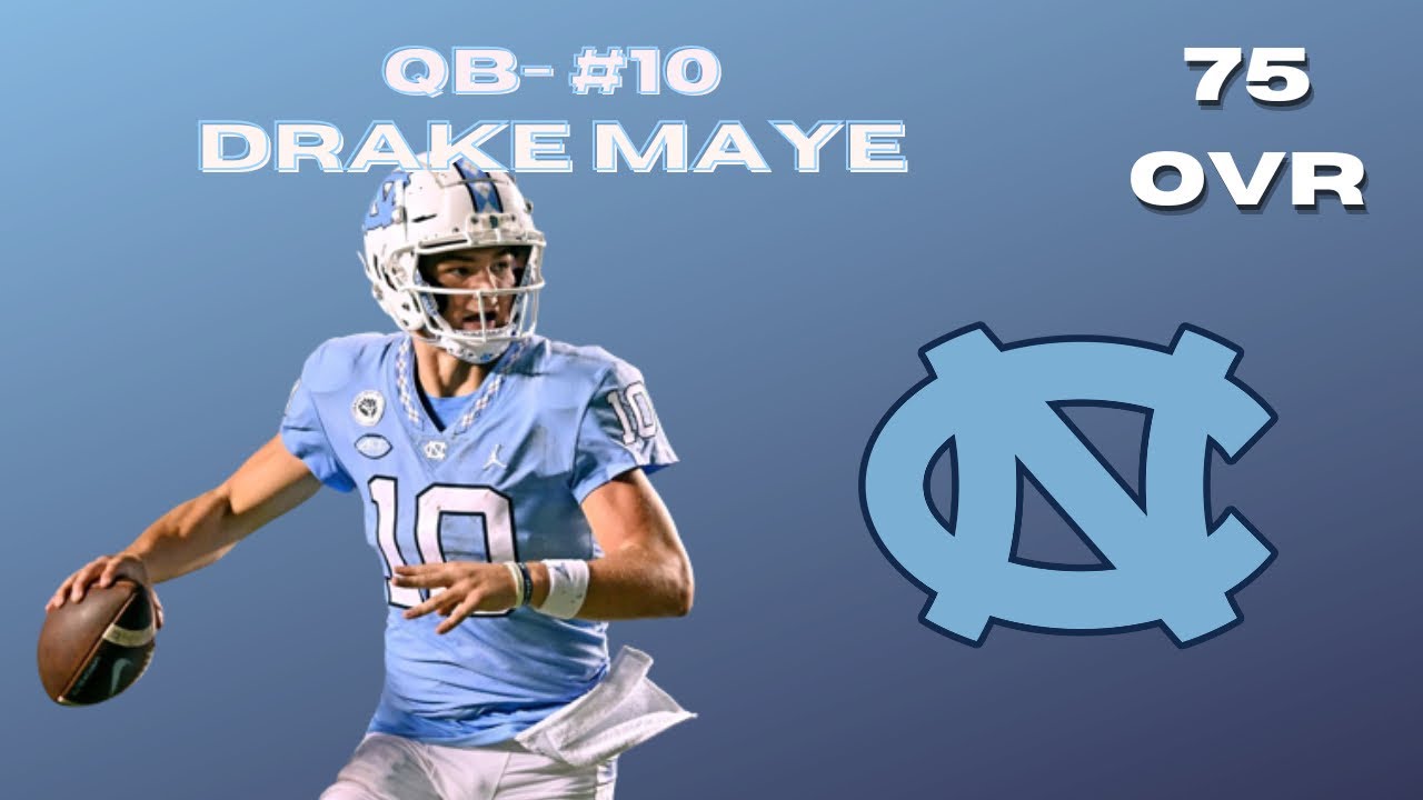 QB Drake Maye Madden 24 Creation - YouTube