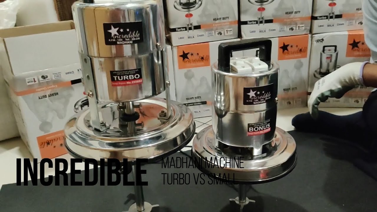 incredible® Madhani machine || Two machine Comparison, Trubo VS Small ...