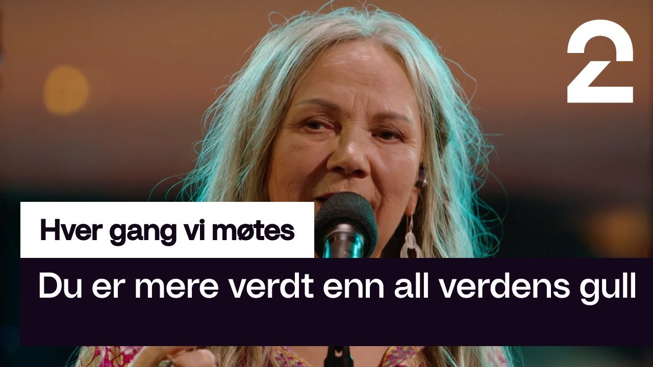 Mari Boine sings Du er mere verdt enn all verdens gull by Ole Ivars ...