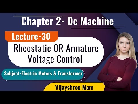 What is armature or rheostatic control method| what is armature voltage ...